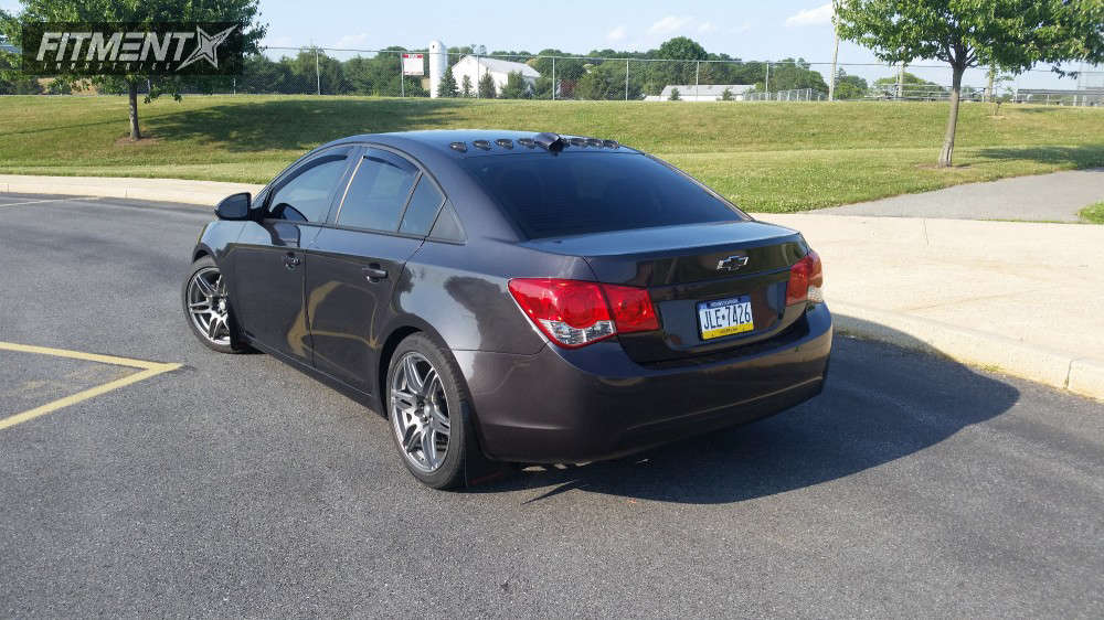 2014 Chevrolet Cruze LT with 18x8 Niche Nr6 and BFGoodrich 225x45 on ...