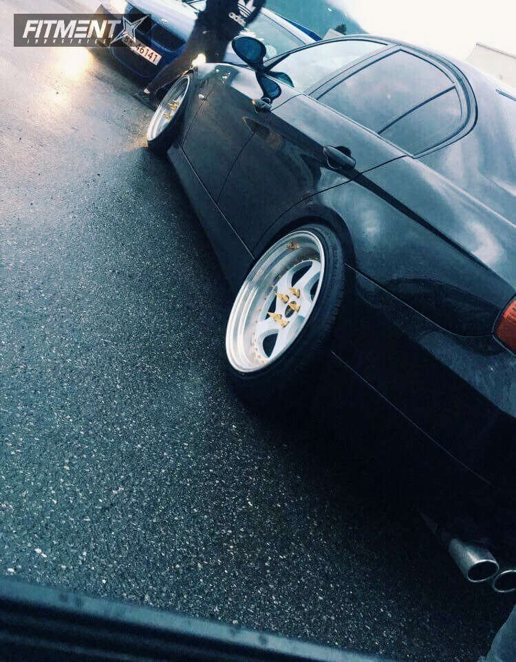 2006 BMW 3 Series Base with 18x9.5 ESR Sr02 and Goodyear 215x35 on ...