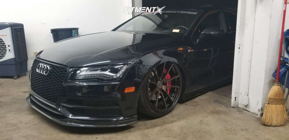 2013 Audi A7 Quattro Base with 21x10.5 Rotiform Spf and Hankook 275x30 ...