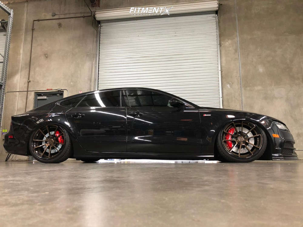 2013 Audi A7 Quattro Base with 21x10.5 Rotiform Spf and Hankook 275x30 ...