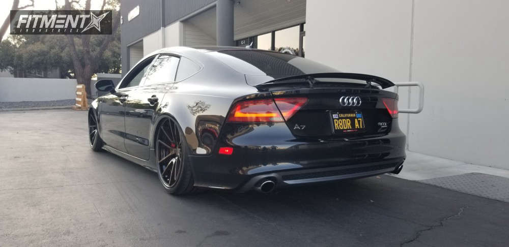 2013 Audi A7 Quattro Base with 21x10.5 Rotiform Spf and Hankook 275x30 ...