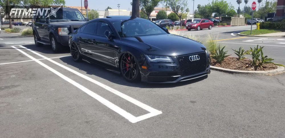2013 Audi A7 Quattro Base with 21x10.5 Rotiform Spf and Hankook 275x30 ...