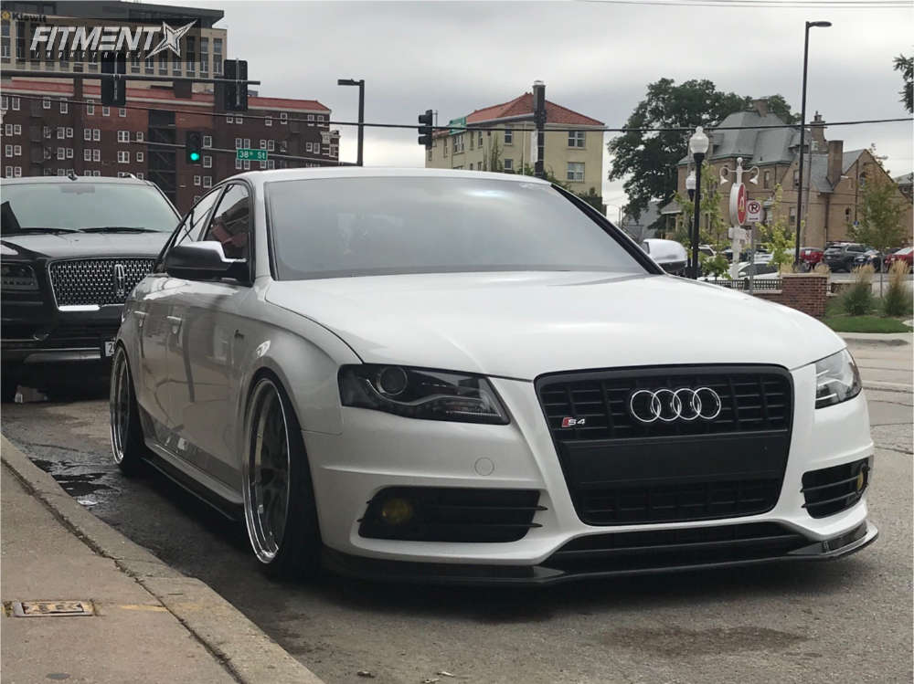 2011 Audi S4 Base with 20x10 Rotiform Lsr and Sumitomo 255x30 on ...