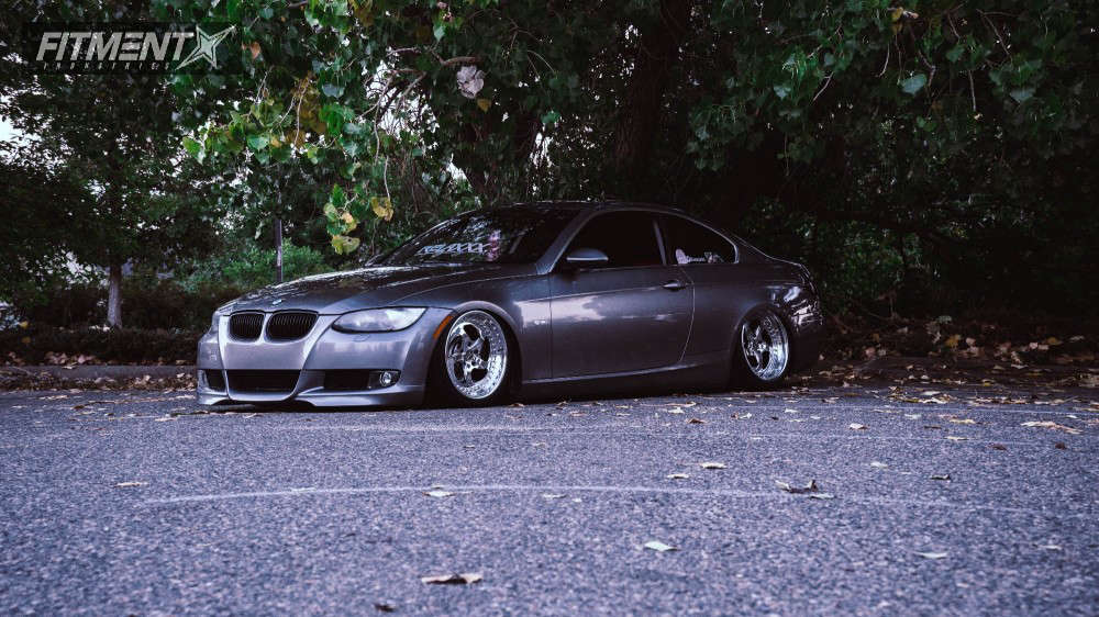 2007 BMW 335i Base with 18x8.5 WatercooledIND CC1 and Federal 205x35 on ...