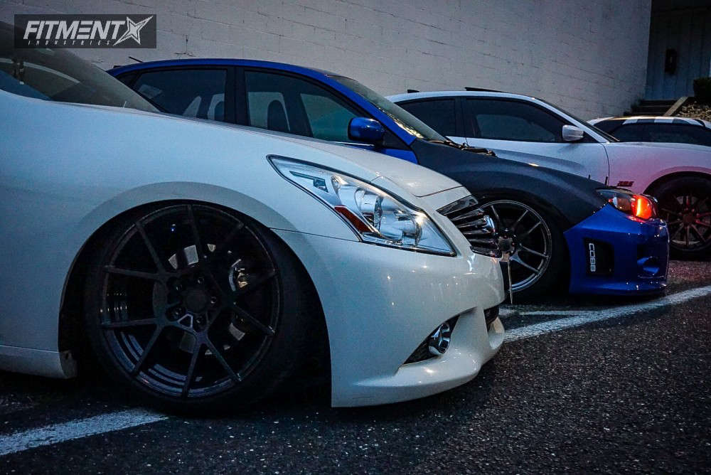 2013 INFINITI G37 X Sport with 19x10 Rotiform Kps and Continental ...