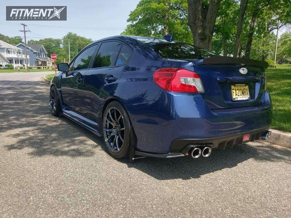 2015 Subaru WRX Premium with 18x9.5 WedsSport Sa-10r and Sumitomo ...