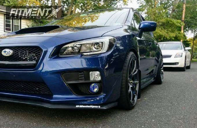 2015 Subaru WRX Premium with 18x9.5 WedsSport Sa-10r and Sumitomo ...