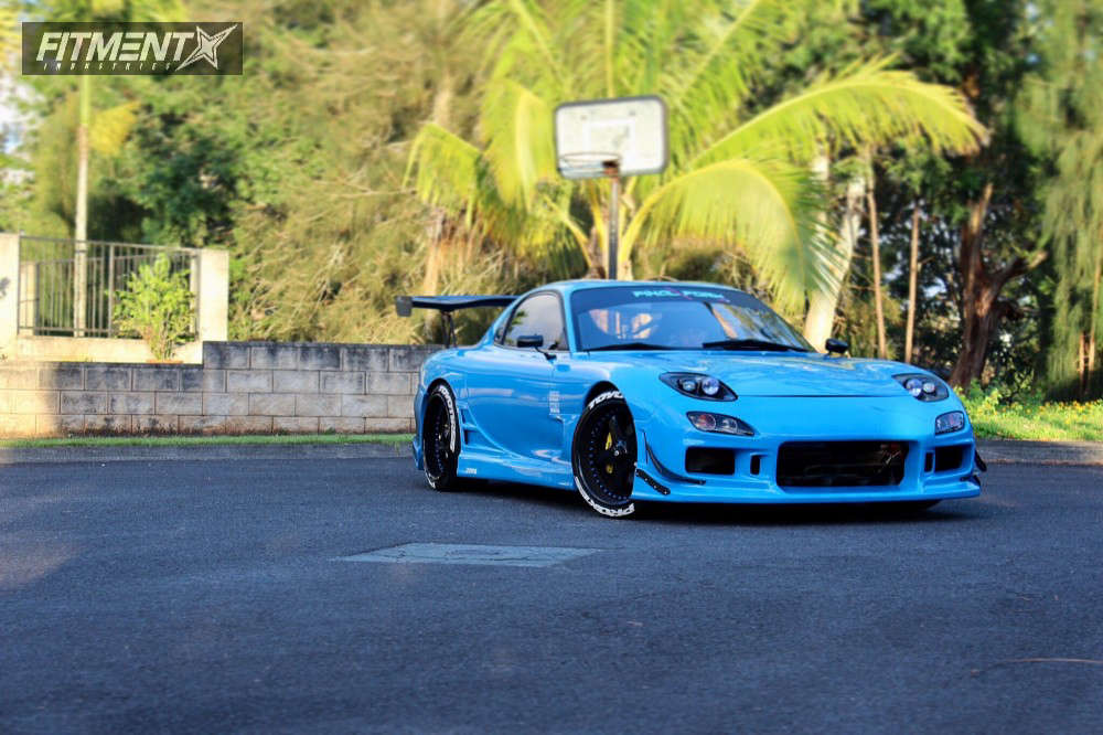 1993 Mazda RX-7 Touring with 18x9 VeilSide Andrew Racing V and Accelera ...