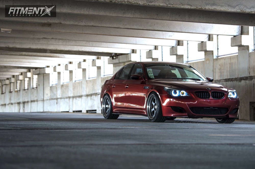 2007 BMW M5 Base with 19x10.5 Work Meister L13p and Toyo Tires 245x40 ...