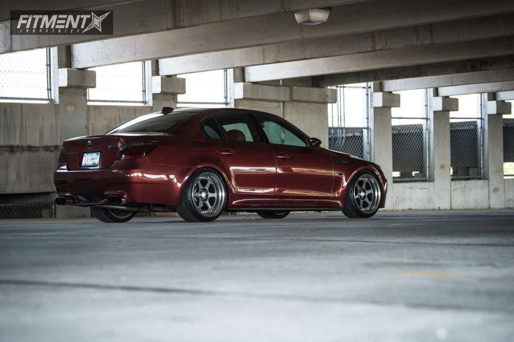 2007 BMW M5 Base with 19x10.5 Work Meister L13p and Toyo Tires 245x40 ...