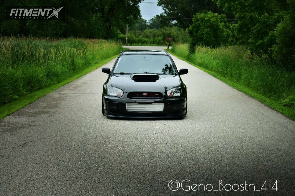 2004 Subaru WRX STI Base with 18x9.5 Rota Grid and Federal 245x35 on ...