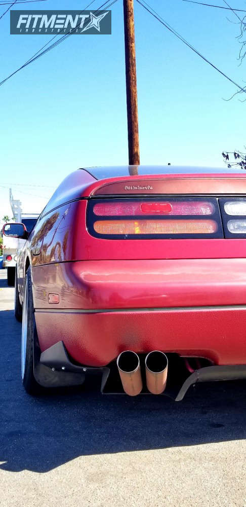 1990 Nissan 300ZX Turbo with 18x9.5 Enkei NT03M and Dunlop 245x40 on ...