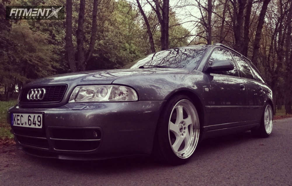 2001 Audi A4 Base with 18x8.5 Japan Racing Jr15 and Federal 205x40 on ...
