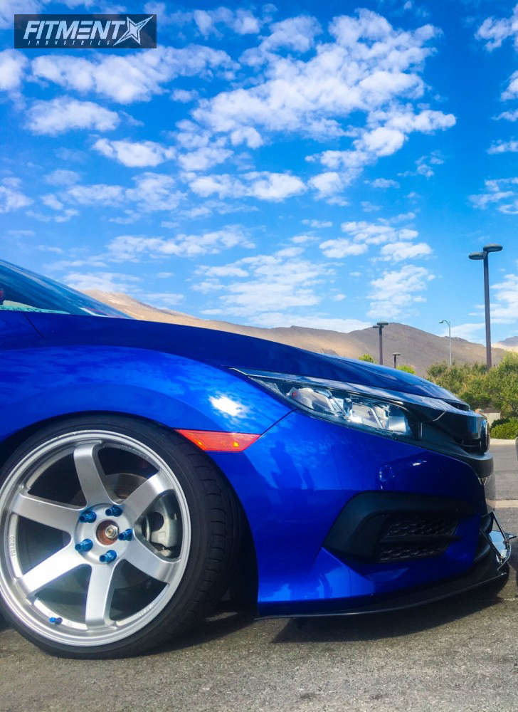 2016 Honda Civic with 18x9.5 JNC JNC014 and Achilles 215x35 on ...