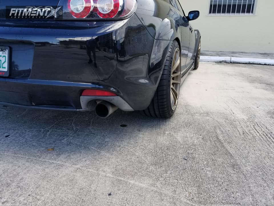 2009 Mazda RX-8 Sport with 18x9.5 AVID1 AV20 and Michelin 245x35 on ...