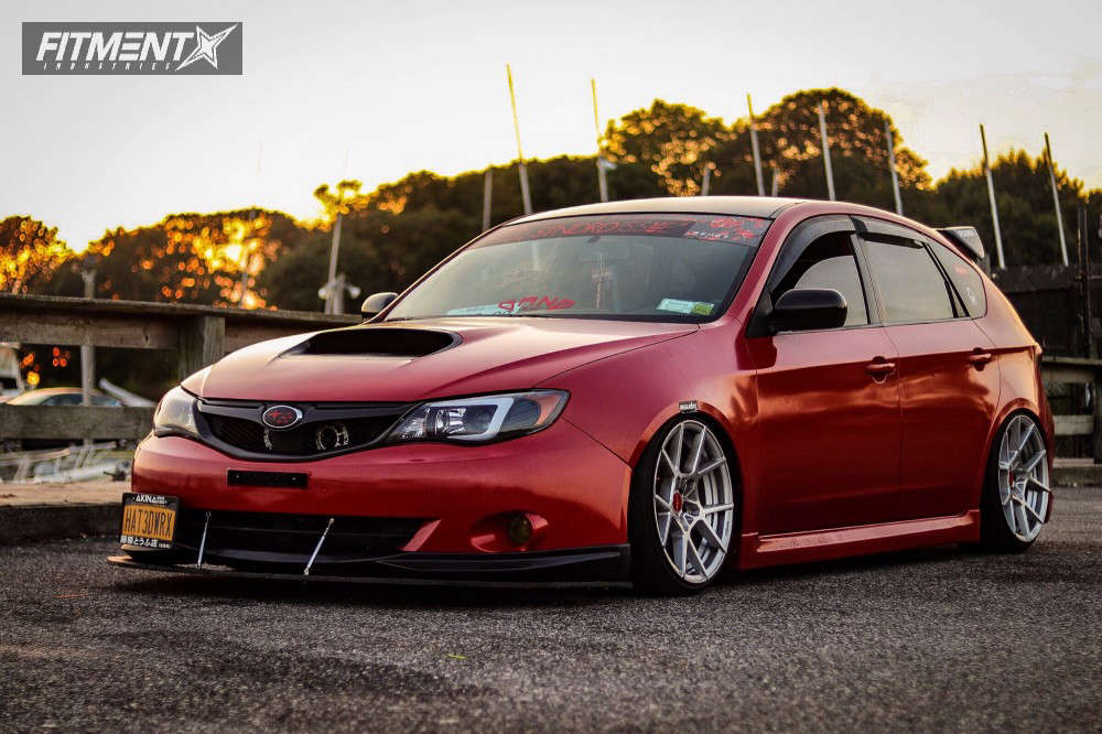 2008 Subaru WRX Base with 18x9.5 Rotiform Kps and Kumho 215x35 on ...
