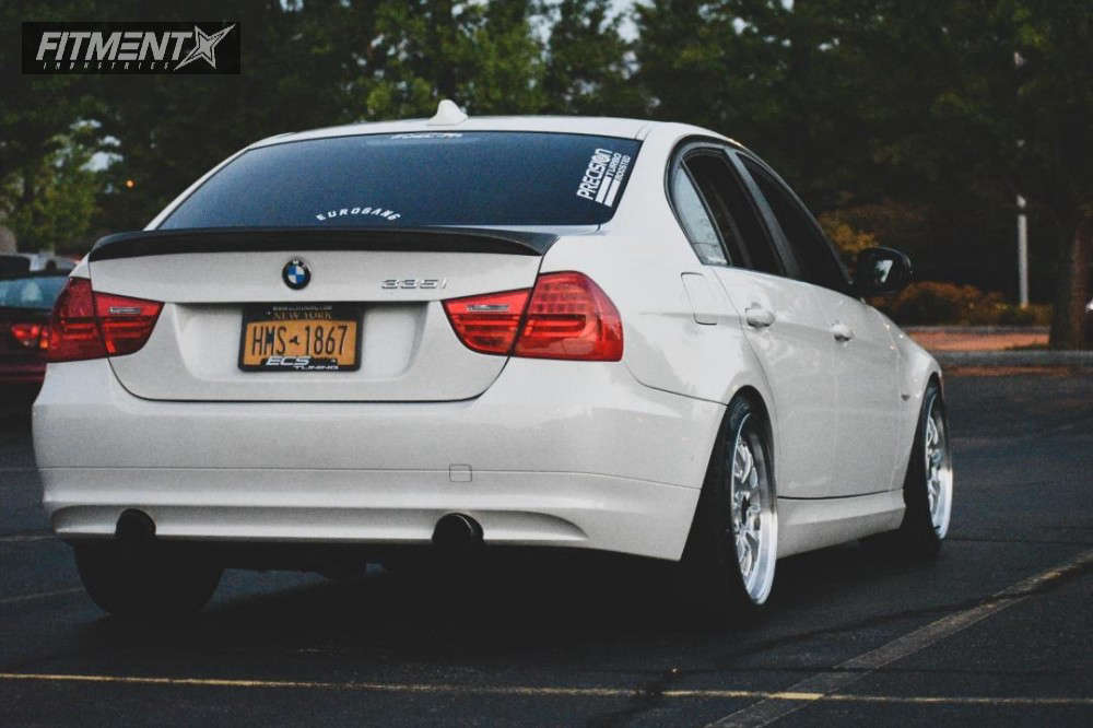 2009 BMW 335i XDrive Base with 18x9.5 Rotiform Lsr and Presa 225x35 on ...