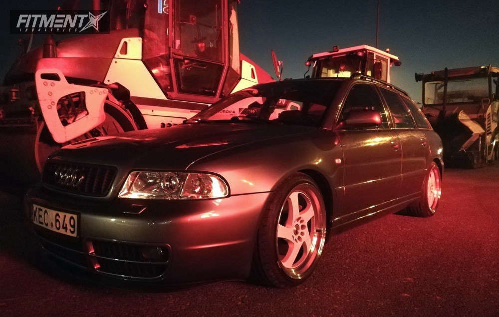 2001 Audi A4 Base with 18x8.5 Japan Racing Jr15 and Federal 205x40 on ...