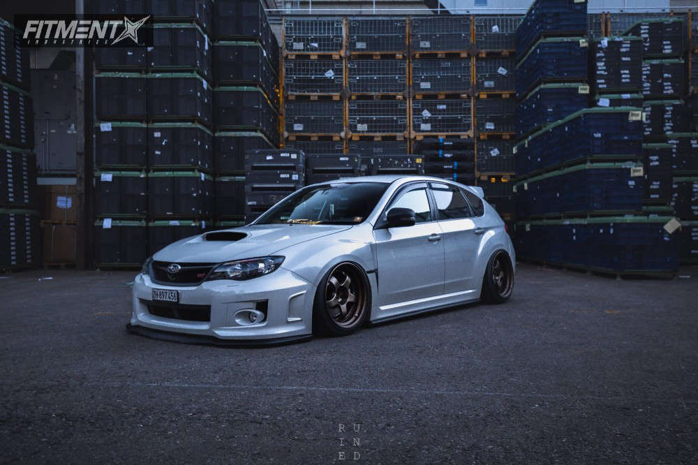 2013 Subaru WRX STI Base with 18x10 Work Meister S1 3p and Hankook ...