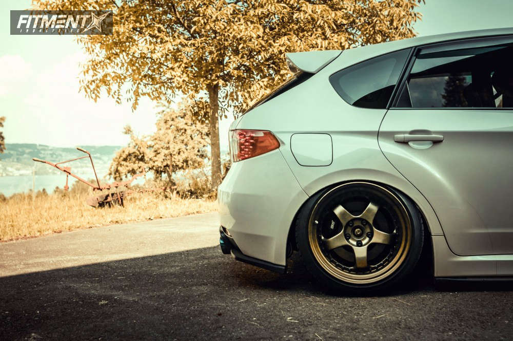 2013 Subaru WRX STI Base with 18x10 Work Meister S1 3p and Hankook ...