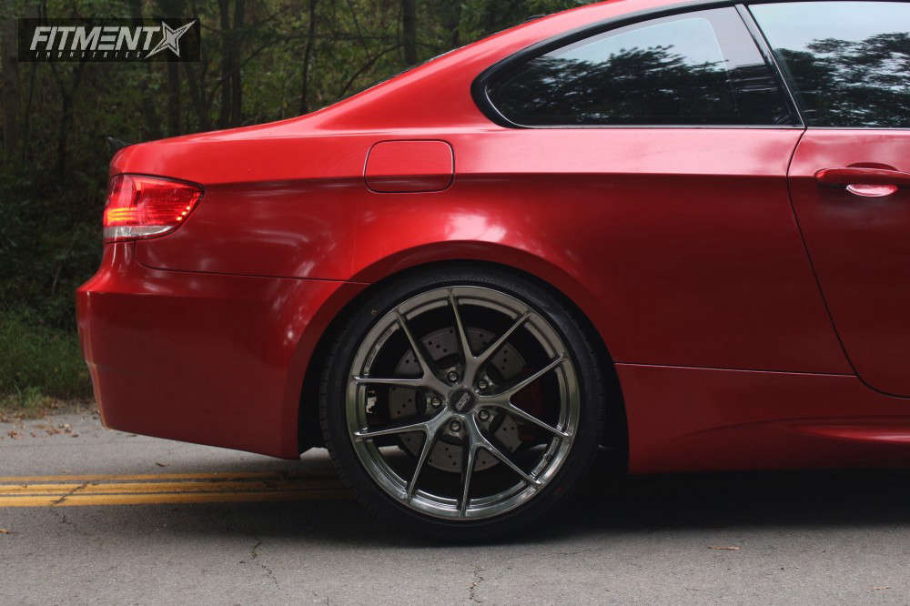 2008 BMW M3 Base with 19x9.5 ESR Rf2 and Nankang 255x30 on Coilovers ...