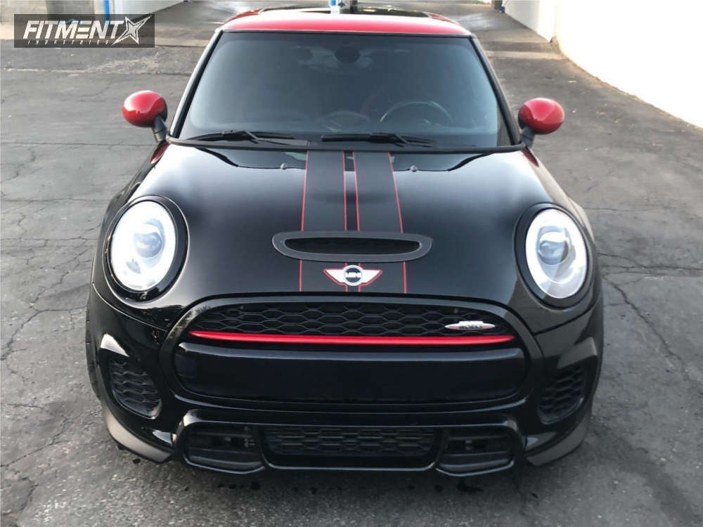 2015 Mini Cooper Roadster S with 18x7.5 Work Emotion T7r and Firestone ...