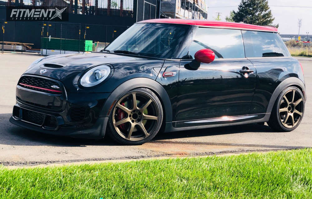 2015 Mini Cooper Roadster S with 18x7.5 Work Emotion T7r and Firestone ...