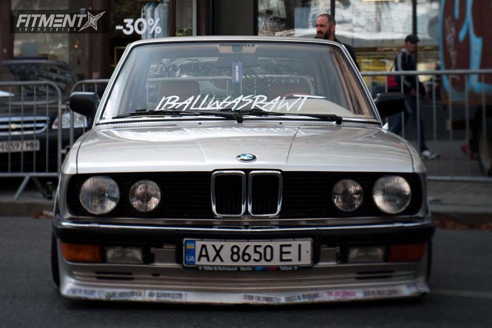 1986 BMW 5 Series Base with 17x10 BBS Rc090 and Achilles 205x40 on ...