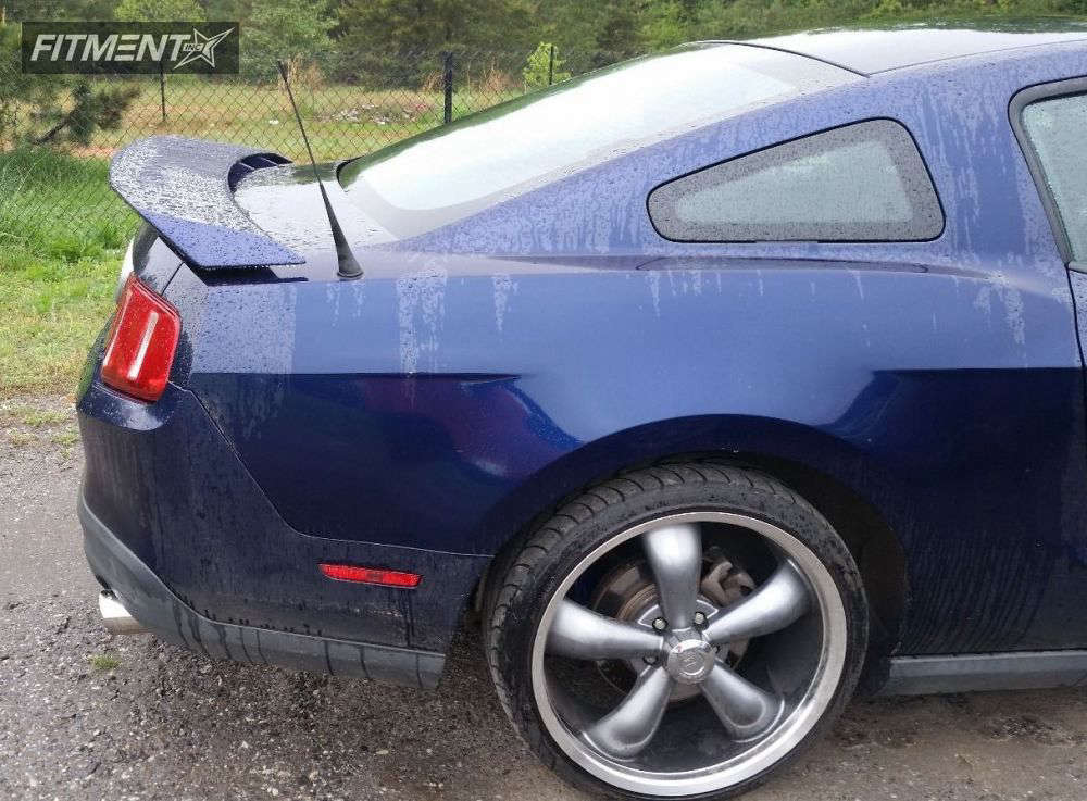 2010 Ford Mustang Base with 20x8.5 Vision Legend 5 and Nitto 245x30 on ...