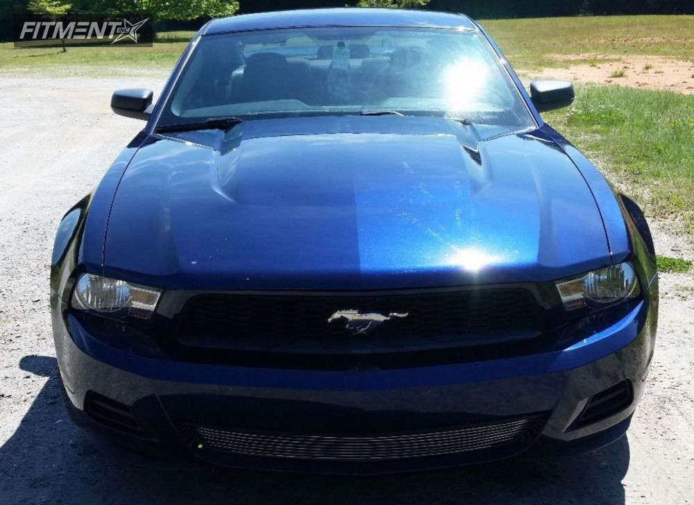2010 Ford Mustang Base with 20x8.5 Vision Legend 5 and Nitto 245x30 on ...