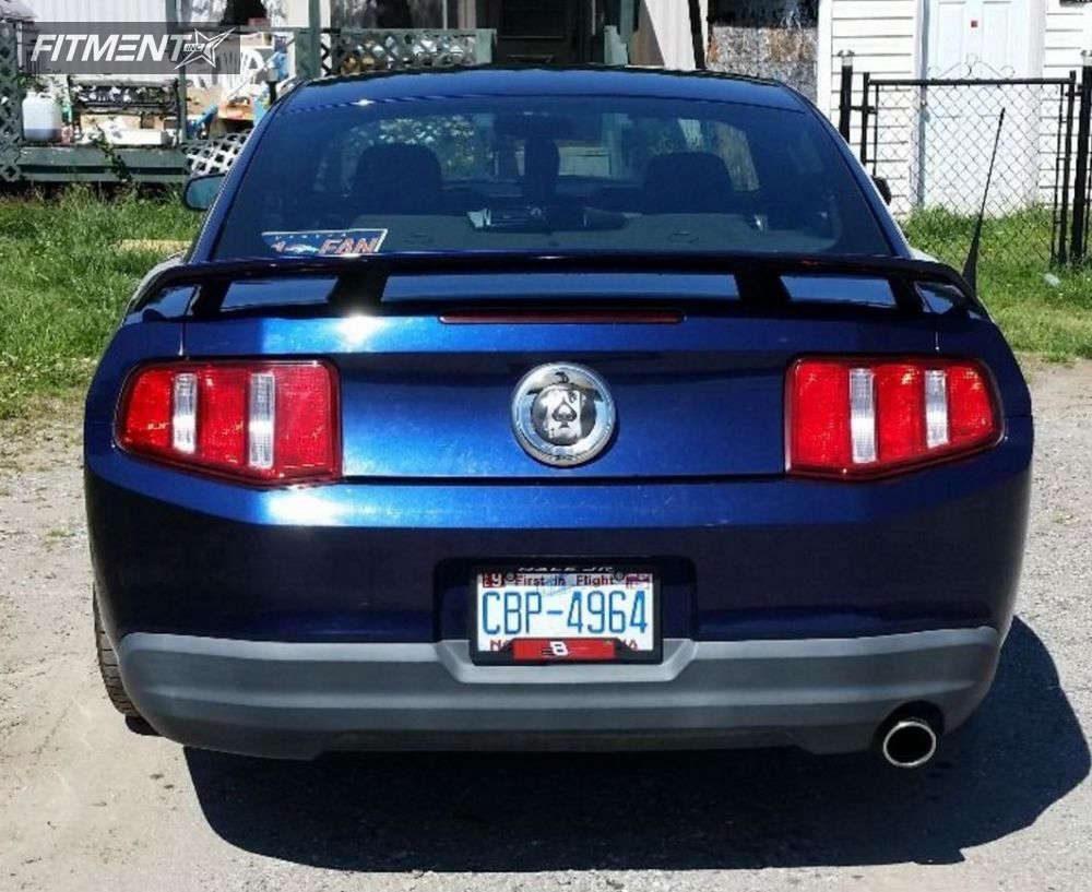 2010 Ford Mustang Base with 20x8.5 Vision Legend 5 and Nitto 245x30 on ...