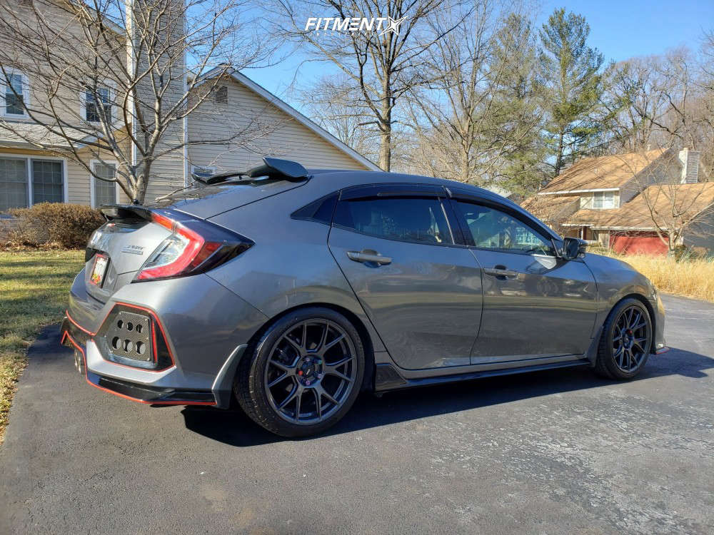 2017 Honda Civic Sport Touring with 18x8.5 Konig Ampliform and ...