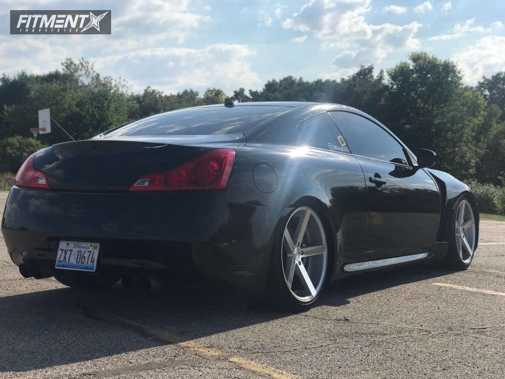 2008 INFINITI G37 Sport with 20x9 Rohana Rc22 and Nankang 245x35 on ...