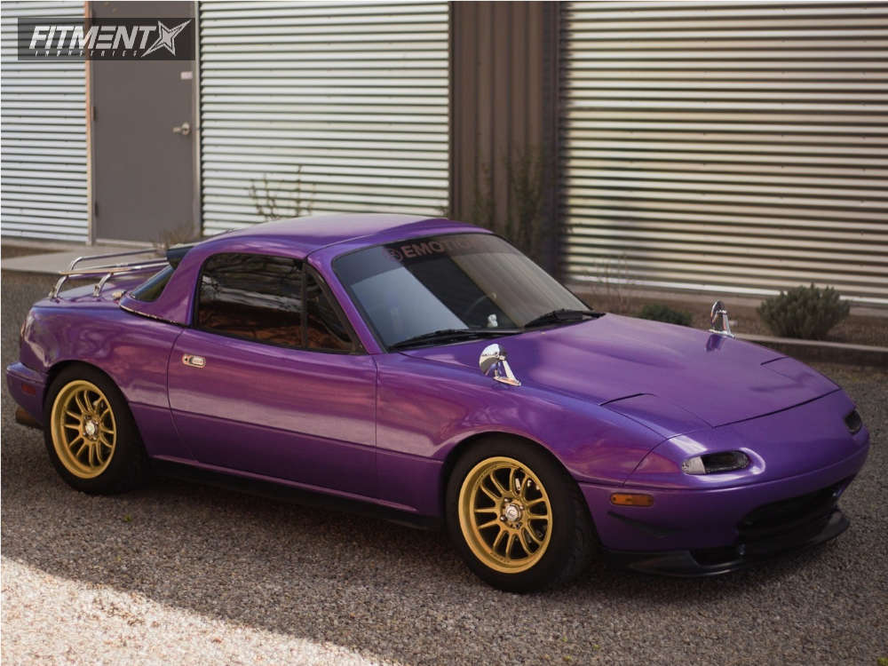 1991 Mazda MX-5 Miata Base with 15x8 Cosmis Racing XT-206R and Federal ...