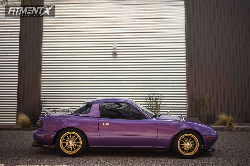 1991 Mazda MX-5 Miata Base with 15x8 Cosmis Racing XT-206R and Federal ...