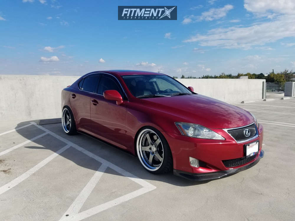 2006 Lexus IS350 Base with 19x9.5 SSR Professor SP4 and Federal 225x35 ...