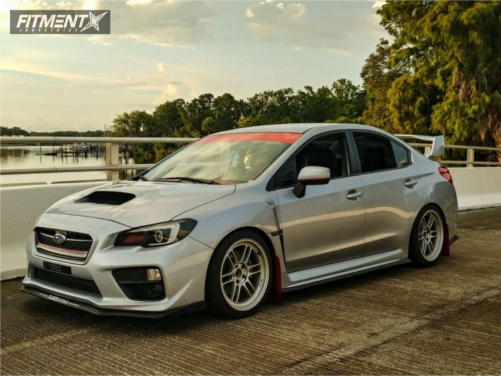 2017 Subaru WRX Sport-tech with 18x9.5 Enkei RPF1 and Nankang 265x35 on Coilovers | 476873 ...