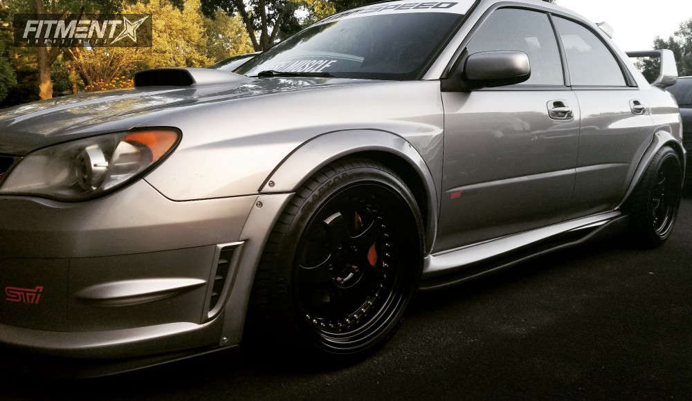 2006 Subaru WRX STI Base with 18x10.5 Varrstoen Es6 and Riken 275x35 on ...