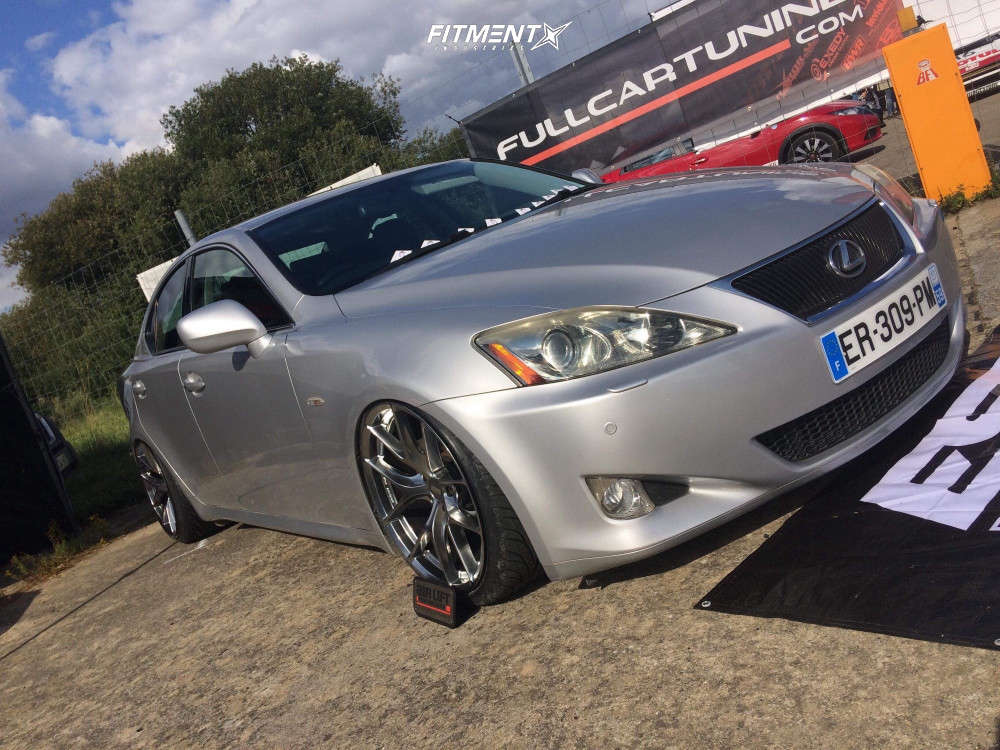 2008 Lexus IS250 4dr Sedan (2.5L 6cyl 6A) with 19x9.5 ESR Rf2 and ...