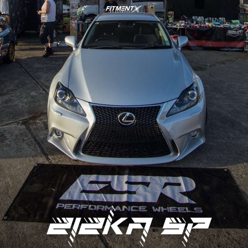 2008 Lexus IS250 4dr Sedan (2.5L 6cyl 6A) with 19x9.5 ESR Rf2 and ...