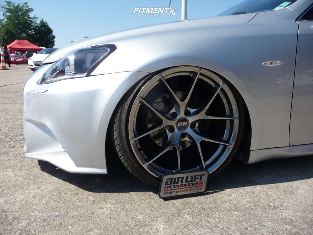 2008 Lexus IS250 4dr Sedan (2.5L 6cyl 6A) with 19x9.5 ESR Rf2 and ...