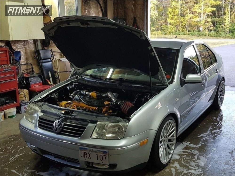 2004 Volkswagen Jetta TDI with 18x8.5 WatercooledIND Sy10 and Nankang ...