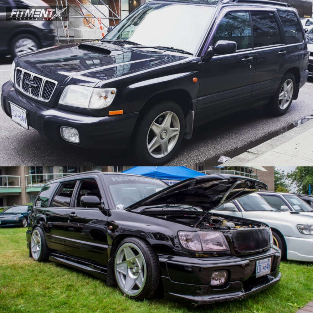 2001 Subaru Forester Base with 18x9.5 3SDM 0.05 and Nankang 235x40 on ...
