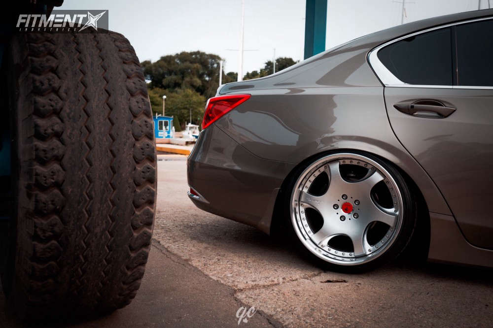 2015 Acura RLX Sport Hybrid SH-AWD with 20x10.5 Weds Bazreia and ...