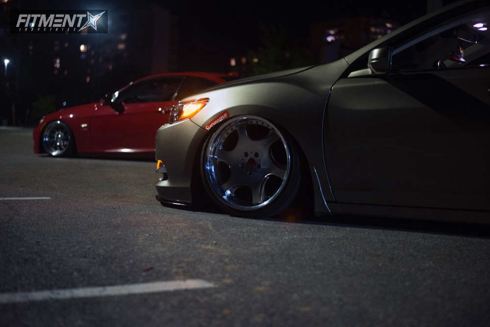 2015 Acura RLX Sport Hybrid SH-AWD with 20x10.5 Weds Bazreia and ...