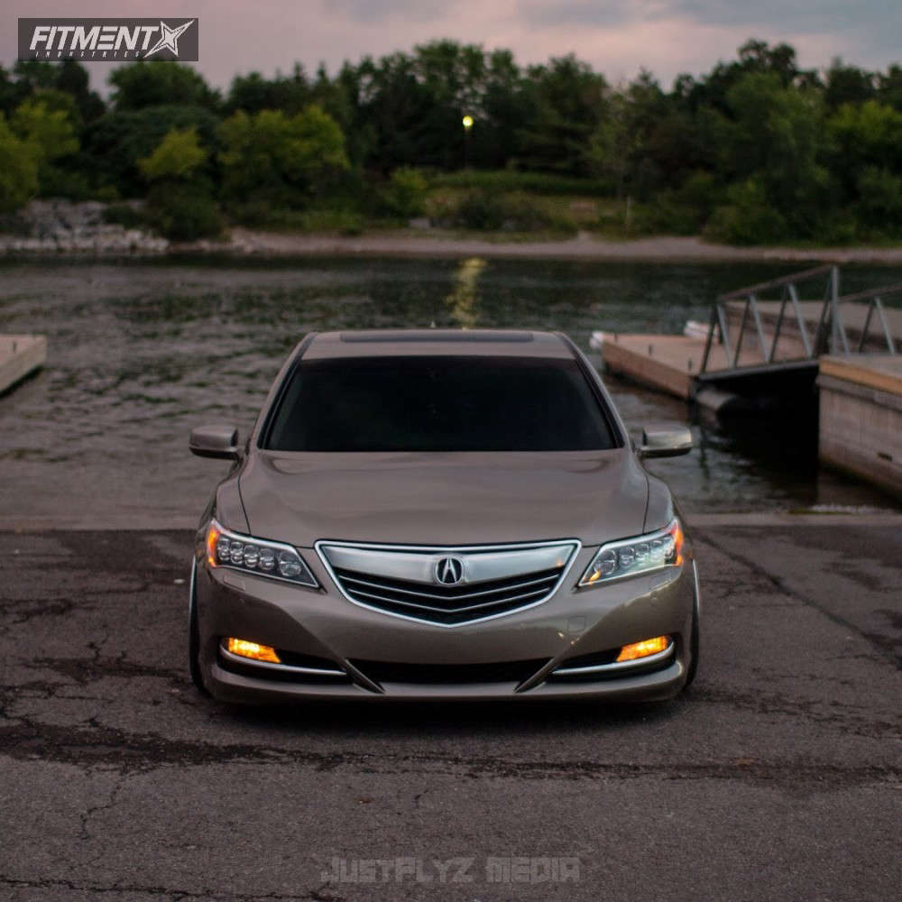 2015 Acura RLX Sport Hybrid SH-AWD with 20x10.5 Weds Bazreia and ...
