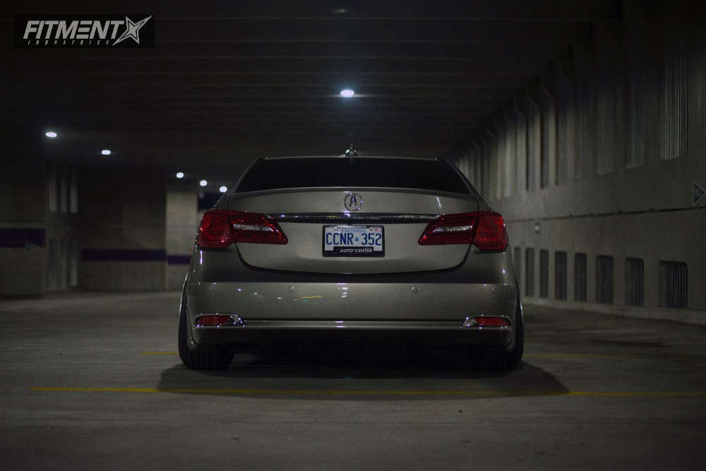 2015 Acura RLX Sport Hybrid SH-AWD with 20x10.5 Weds Bazreia and ...