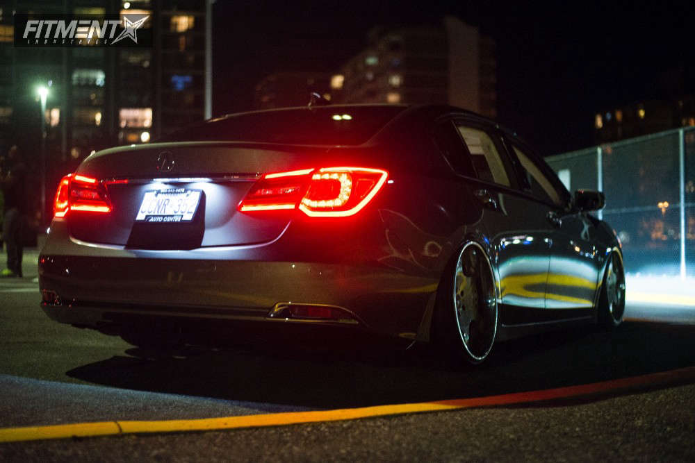 2015 Acura RLX Sport Hybrid SH-AWD with 20x10.5 Weds Bazreia and ...