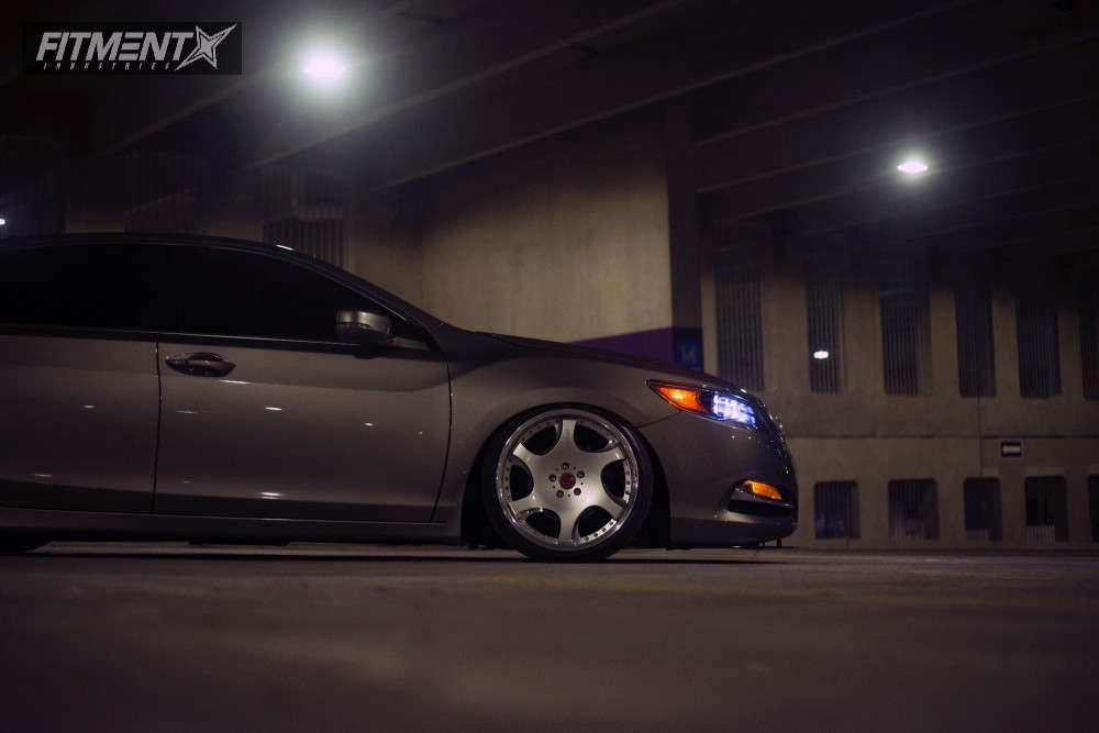 2015 Acura RLX Sport Hybrid SH-AWD with 20x10.5 Weds Bazreia and ...