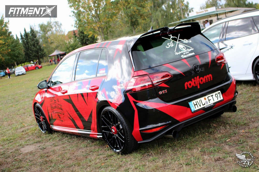 2015 Volkswagen GTI SE with 19x8.5 Rotiform Rse and Achilles 225x25 on ...